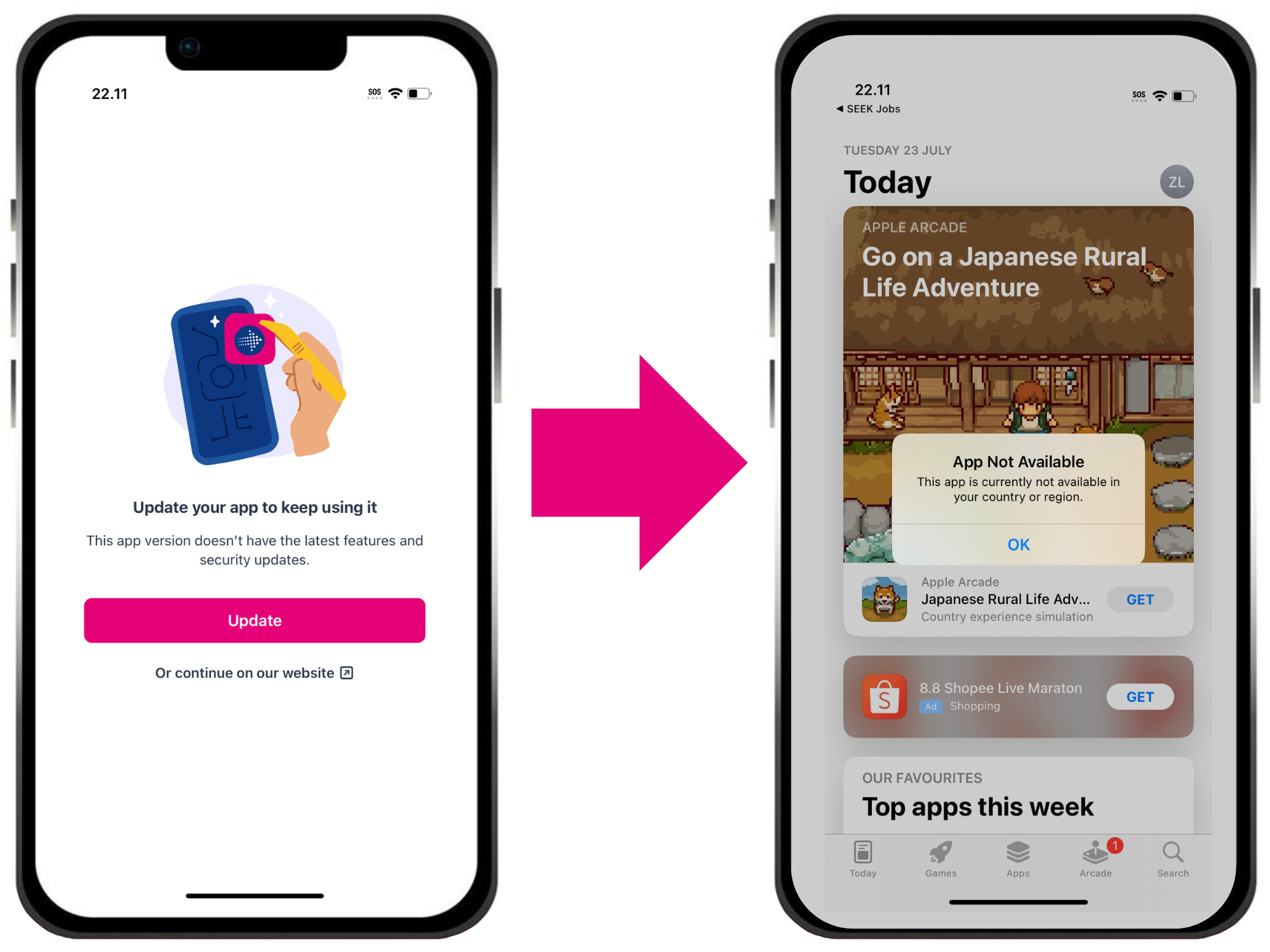 Jobstreet App availability for Apple (iOS) users - Jobstreet